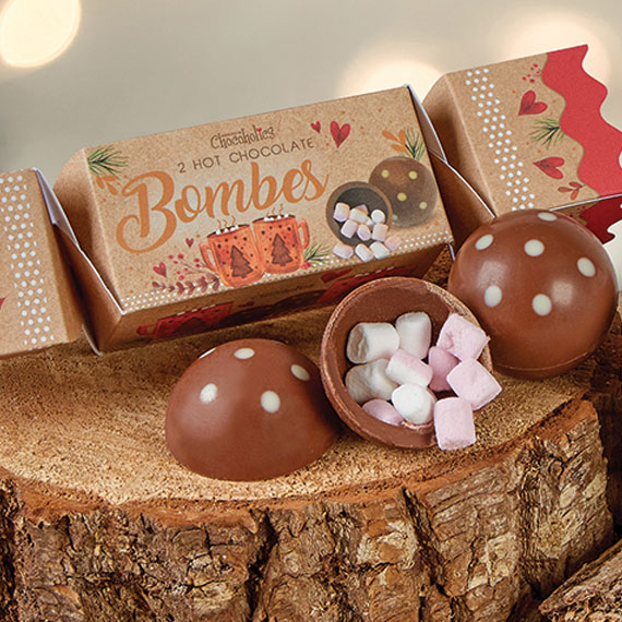 Luxury Chocolate Bombe Crackers - Chocolates